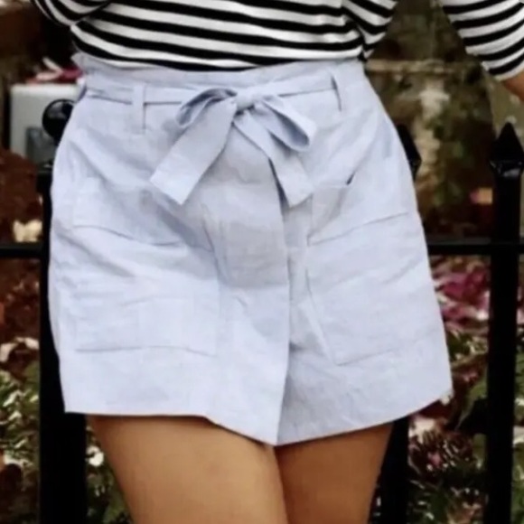 CAbi | Shorts | Cabi Light Blue Tie Skort M | Poshmark